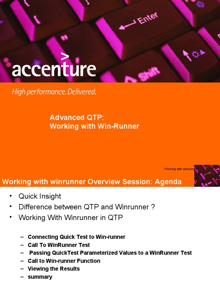 3calling Winrunner Tests Pdf Parameter Computer Programming Software Development 0220