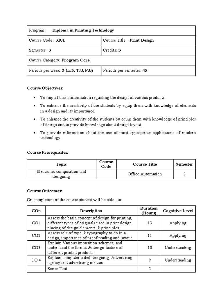 Print Design | PDF | Typography | Page Layout