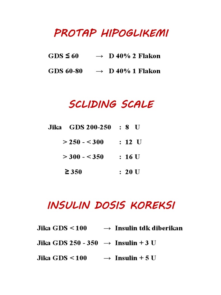 Protap Hipoglikemi | PDF