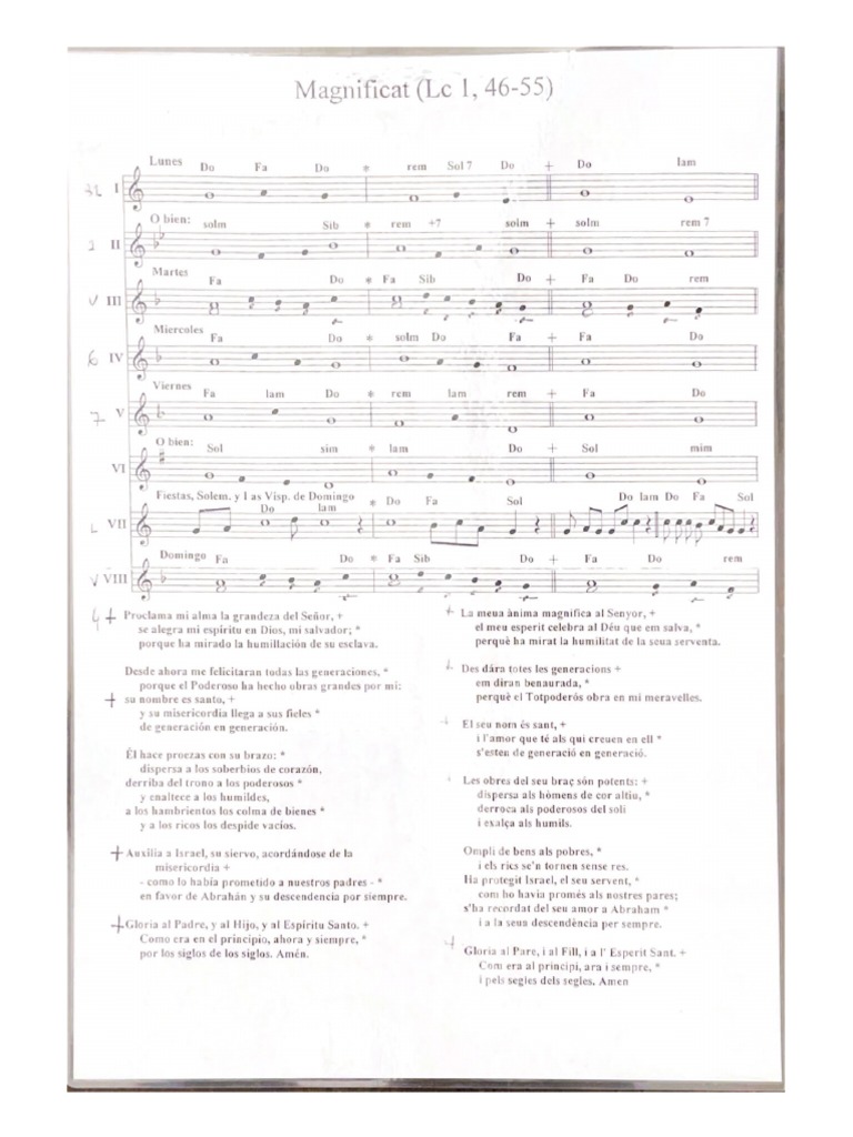 Magnificat (LC 1, 46-55) | PDF
