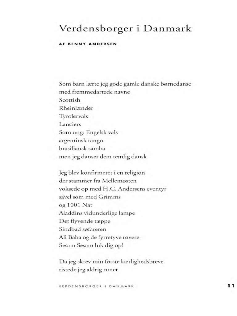 Verdensborger I Danmark | PDF