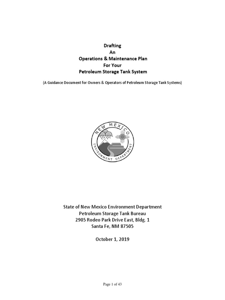 Operations & Maintenance Plan Guide | PDF