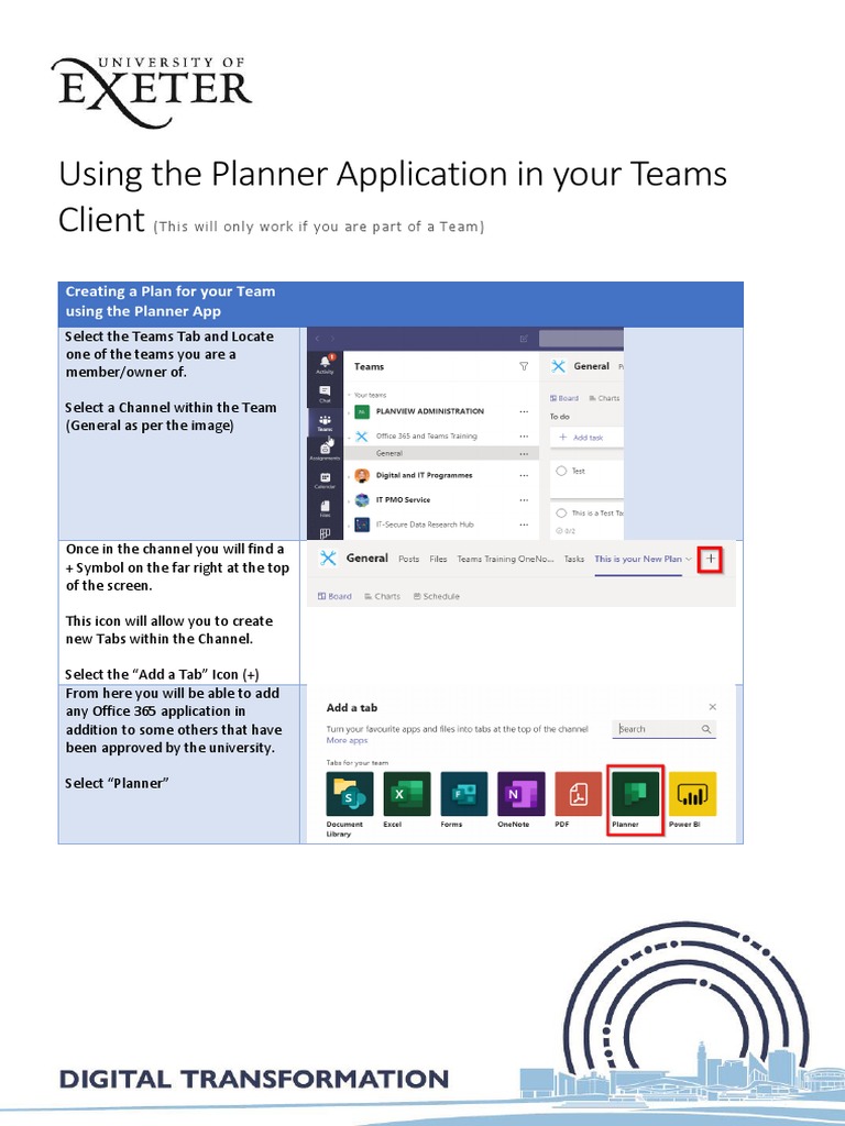 Using Planner in Teams | PDF | Icon (Computing) | Graphical User Interfaces