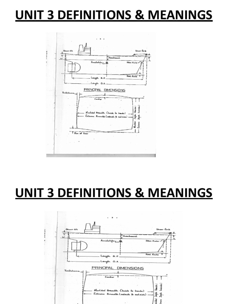 Definition and Meaning | PDF | Ships | Deck (Ship)
