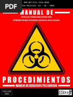 Manual de Rpbi | PDF | Residuos | Especialidades Medicas