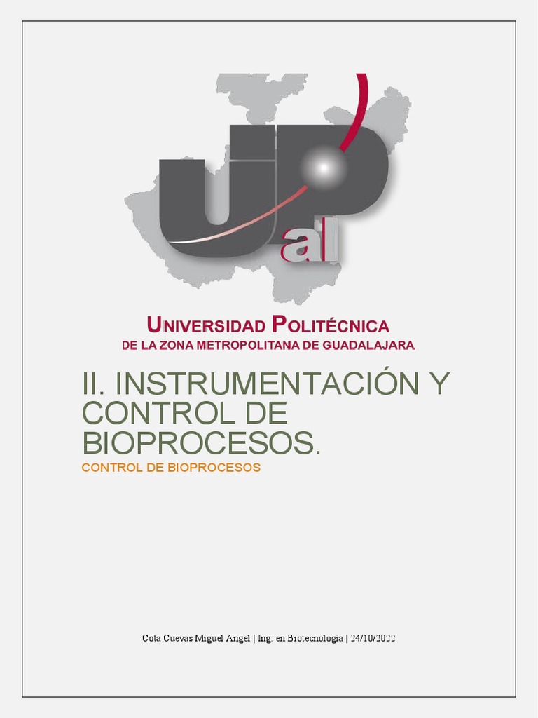 II. Instrumentación y Control de Bioprocesos. | PDF | Sensor | Ultrasonido
