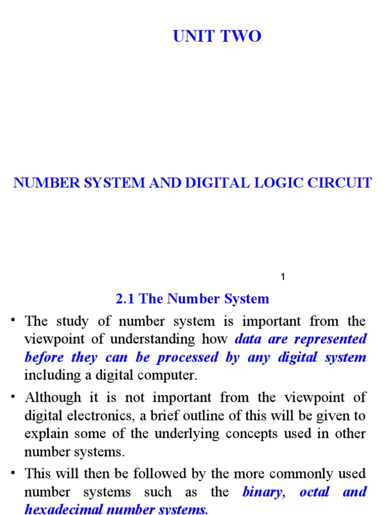 Chapter 2 (Comp Arc) - Part One | PDF | Decimal | Numbers