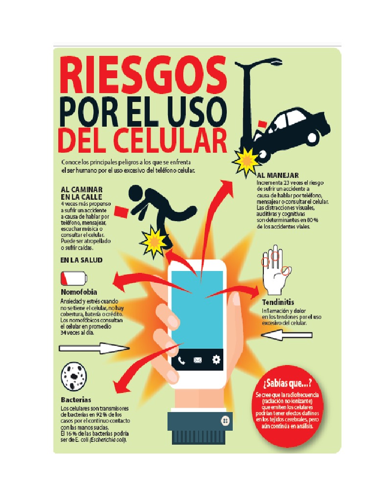 Riesgos Por El Uso Del Celular | PDF