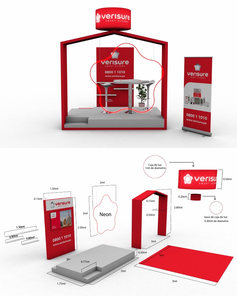 Medidas Stand Verisure-2 | PDF
