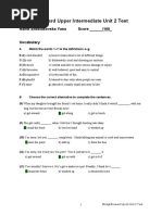 Reading Comprehension Grade 3 The Cheeky Mouse | PDF