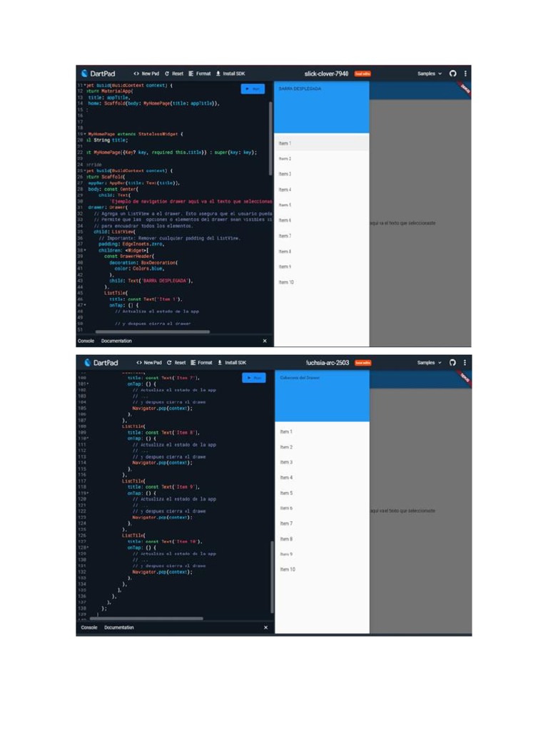 Navigation Drawer Flutter | PDF Navigation Drawer Flutter | PDF