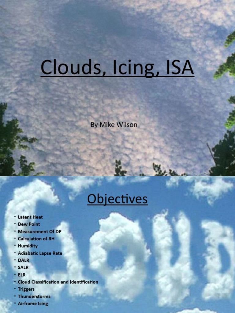 Clouds, Icing, IsA | PDF | Cloud | Frost