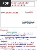 Atomes Et Molécules Définitions Et Modèles Pdf Atomes Molécules