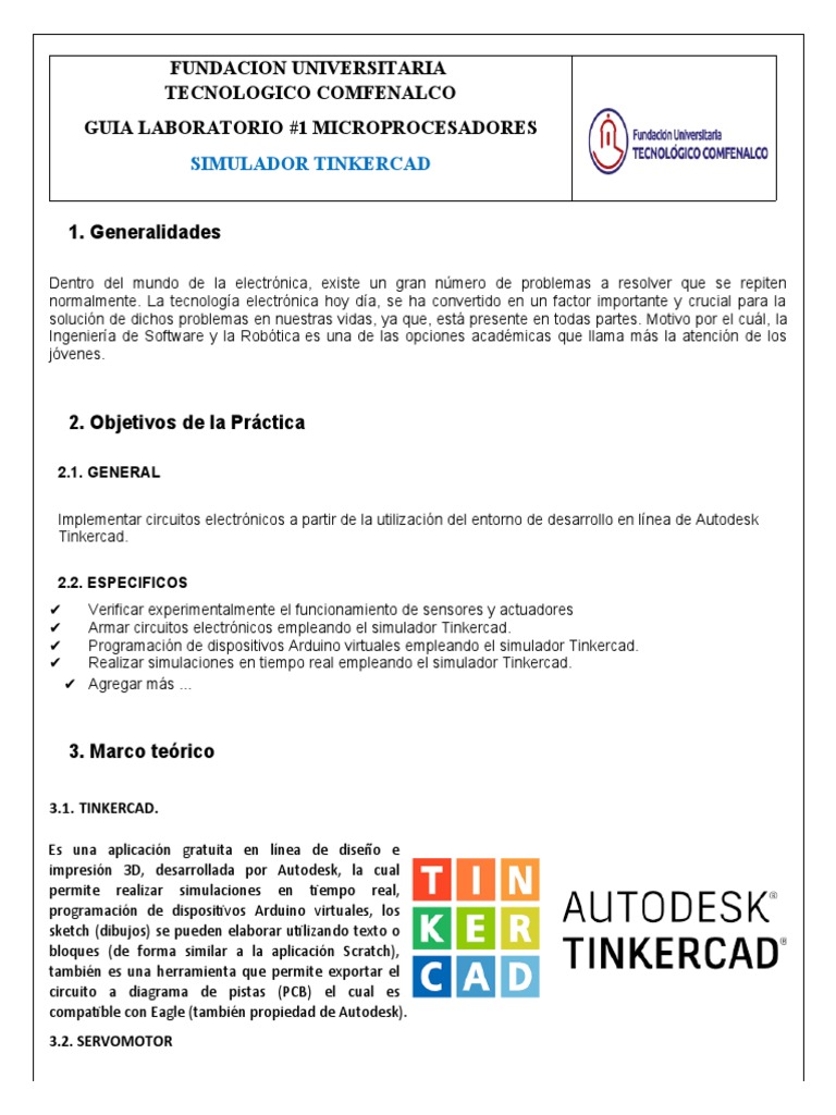 1a GUIA DE LABORATORIO Arduino | PDF | Diodo emisor de luz | Electrónica