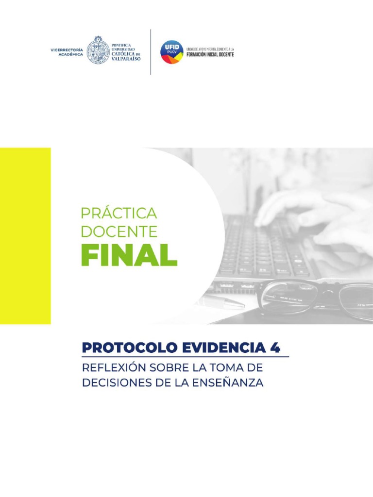 Protocolo 4 Reflexion Sobre La Toma de Decisiones de La Ensenanza Final 2021 | PDF | Evaluación ...