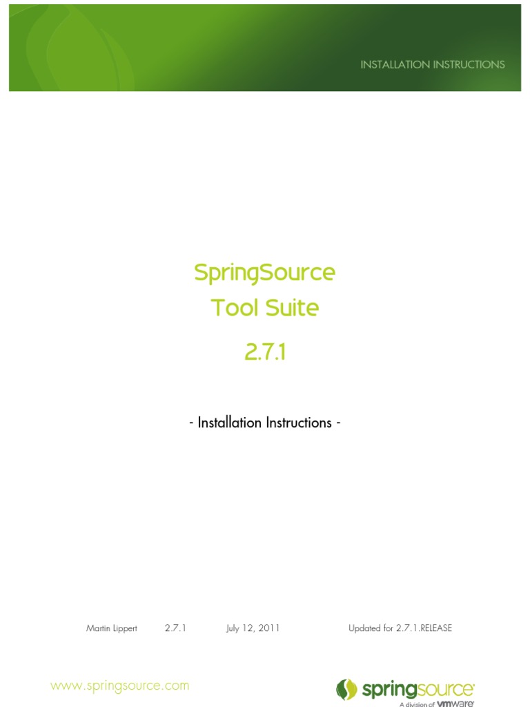 STS Installation Instructions 2.7.1.RELEASE | Download Free PDF ...