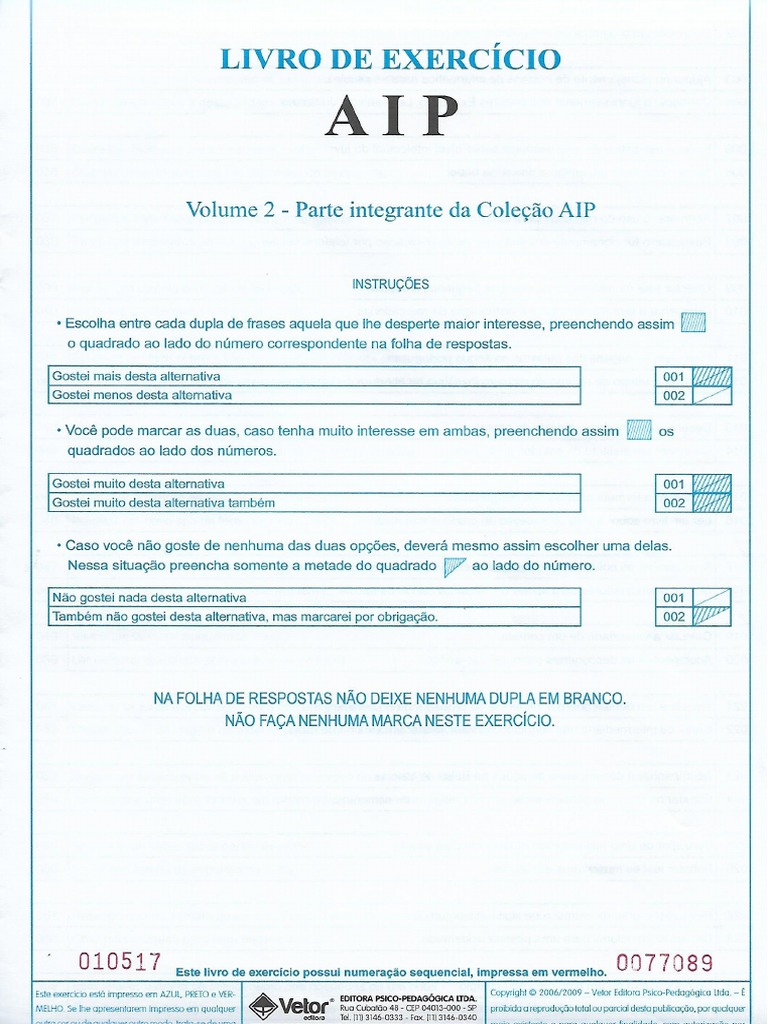 Livro de Exercício - AIP | PDF