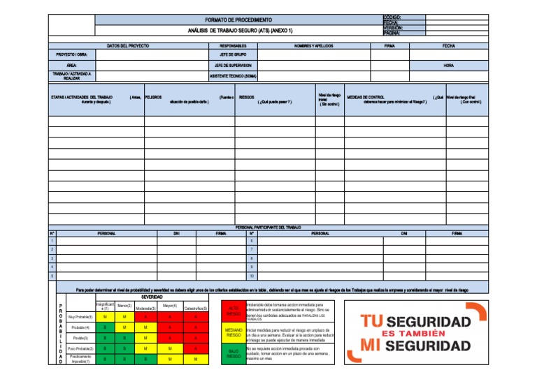 Anexo ATS - Senati | Descargar gratis PDF | Riesgo