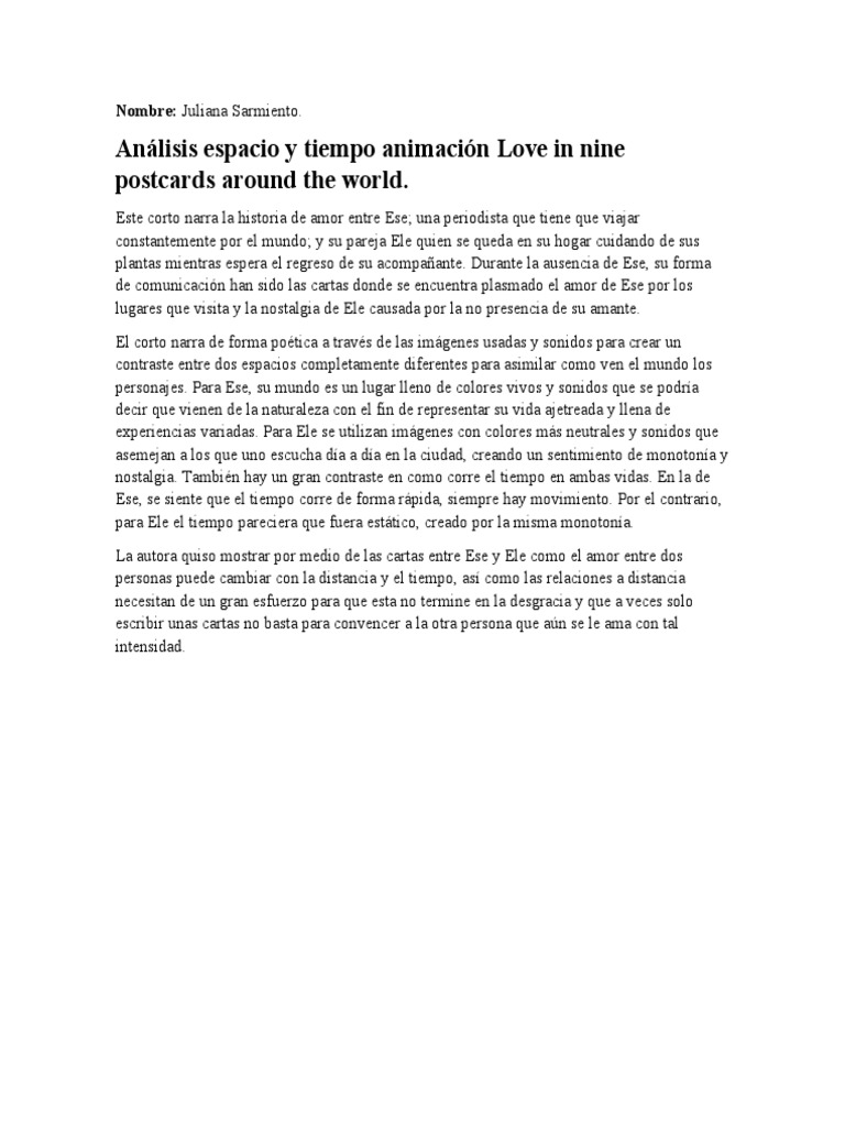 Analisis Animación.. | PDF