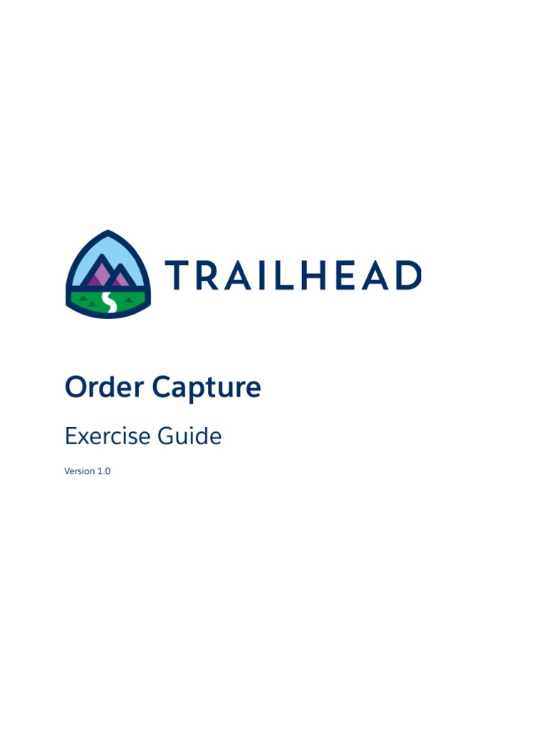 Order Capture Exercise Guide | PDF | Computing | Software