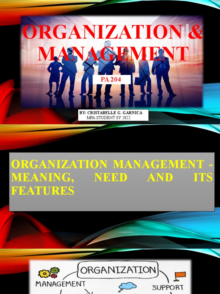 PA 204-Organization & Management | PDF