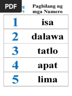 Counting in Tagalog | PDF