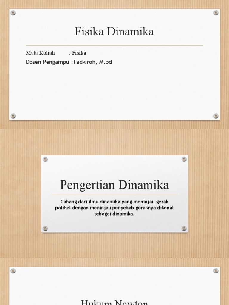 Fisika Dinamika | PDF