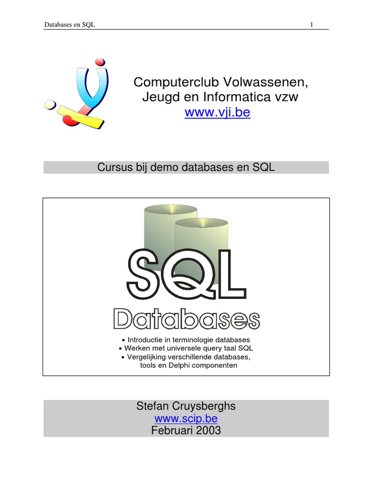 Databases en SQL | PDF
