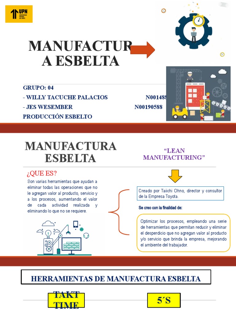 Produccion Esbelta - Grupo 4 | PDF | Lean Manufacturing | Business