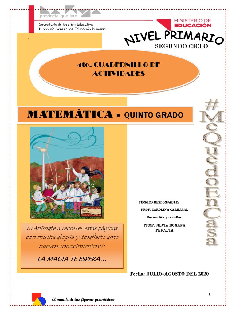 5to-Grado Matem Tica-1 | PDF | Geometría | Rectángulo