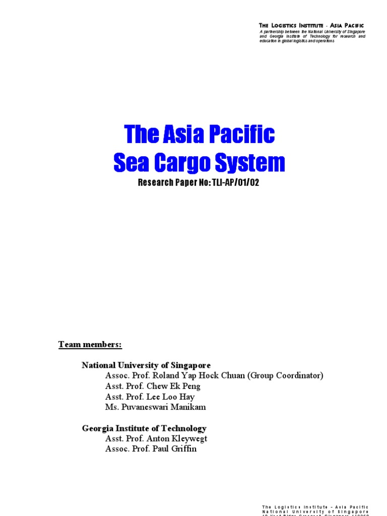 Container Shipping | PDF | Port | Containerization