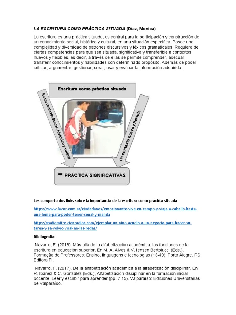 La Escritura Como Práctica Situada | PDF | Crecimiento personal y ...