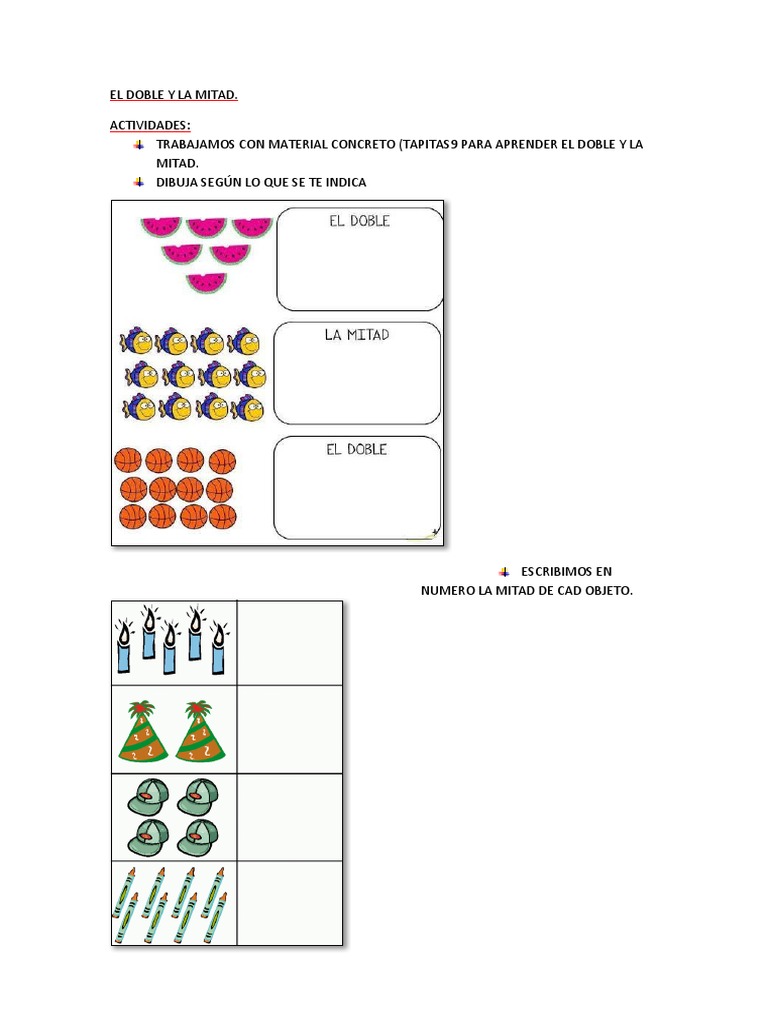 El Doble y La Mitad | PDF