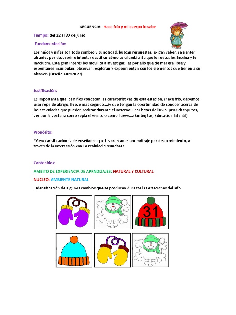 SECUENCIA Invierno | PDF | Ropa