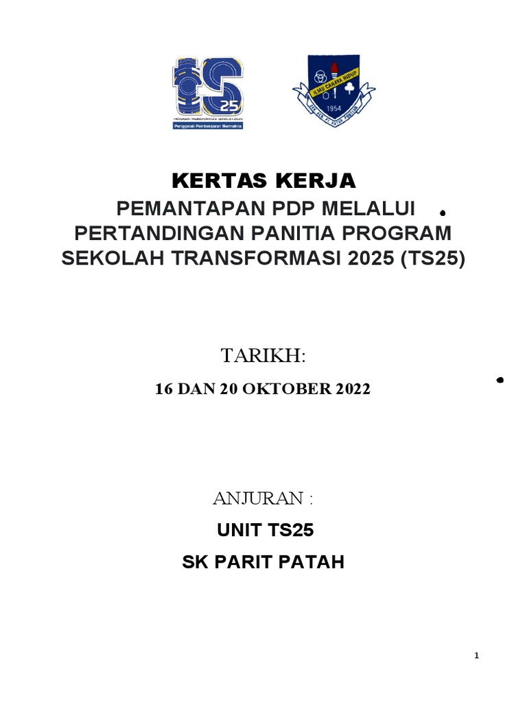 Kertas Kerja TS25 | PDF