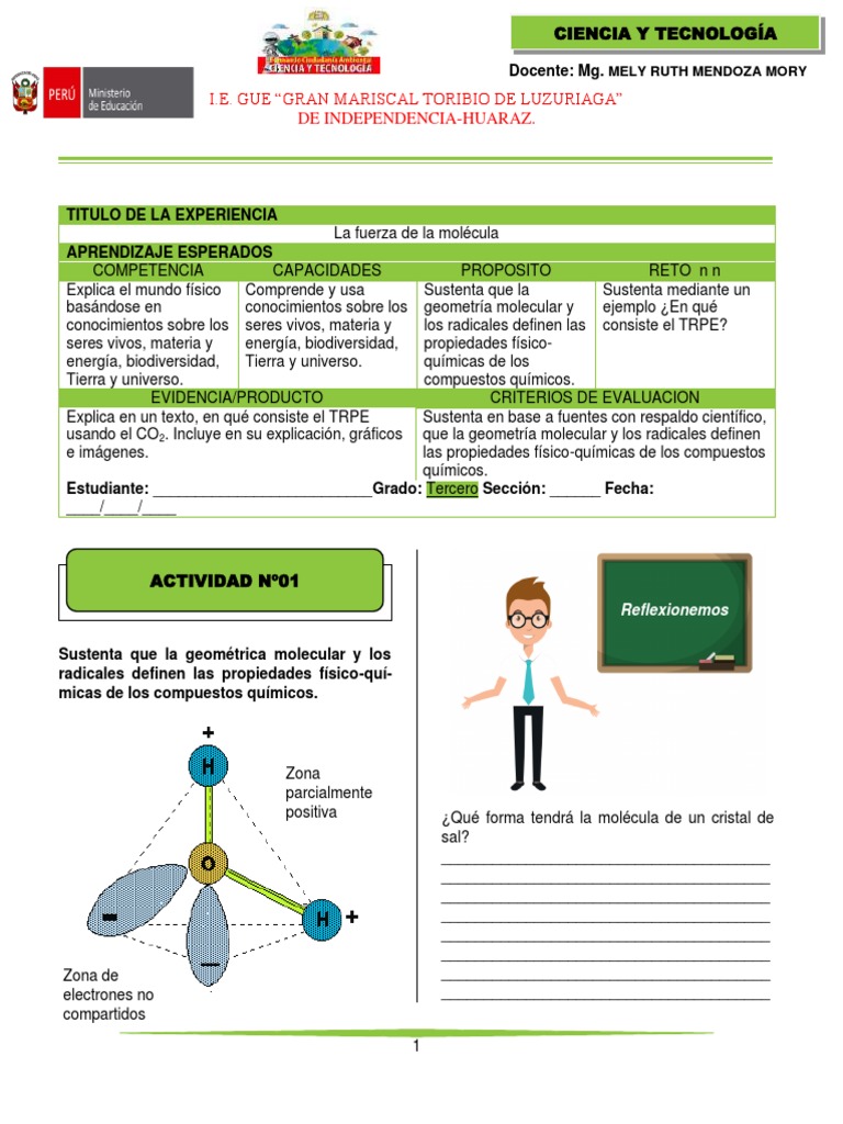 TRePEV y CO2: Explicación Específica | PDF | Moléculas | Física atómica