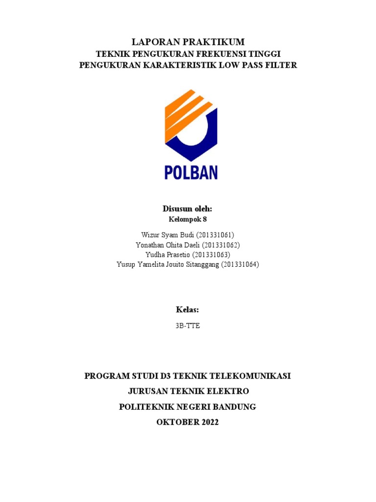 Laporan Praktikum LPF | PDF