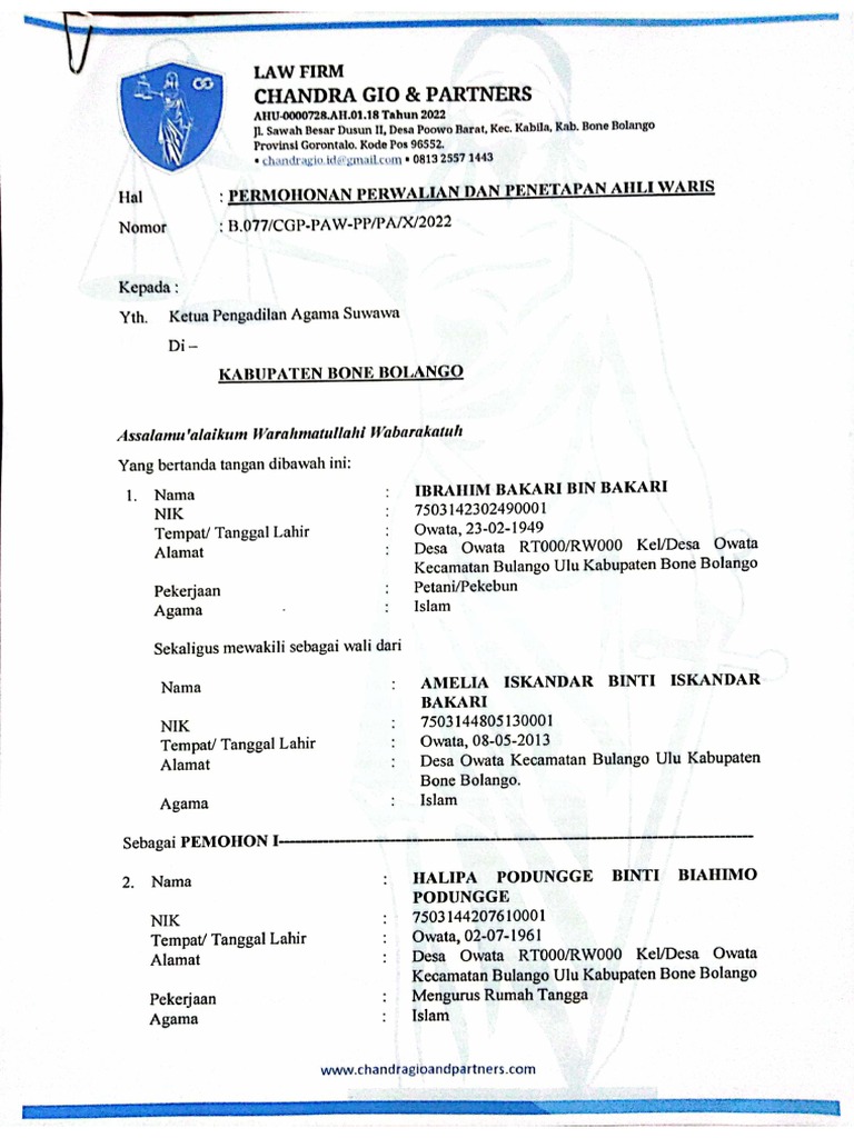 Dokumen Gugatan 1667201619 360308 | PDF