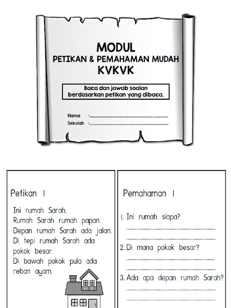 Soalan Pemahaman Tahun 1 (Ayat Tanya) | PDF