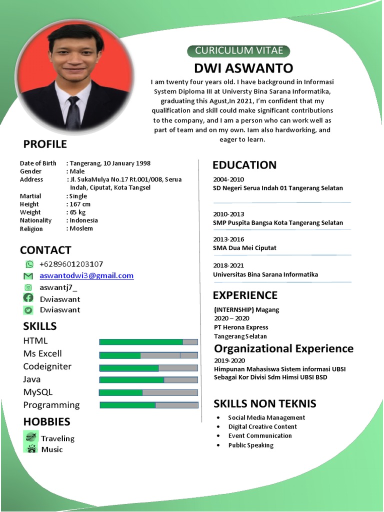 Dwi Aswanto CV | PDF