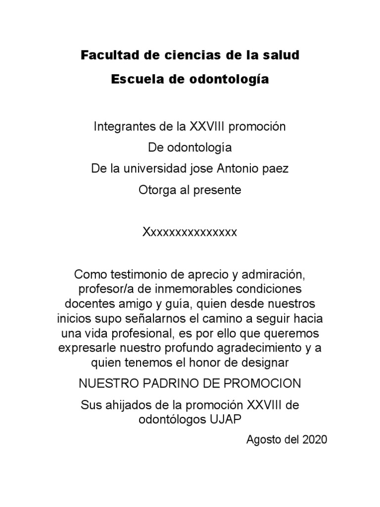 Promocion Ujap | PDF