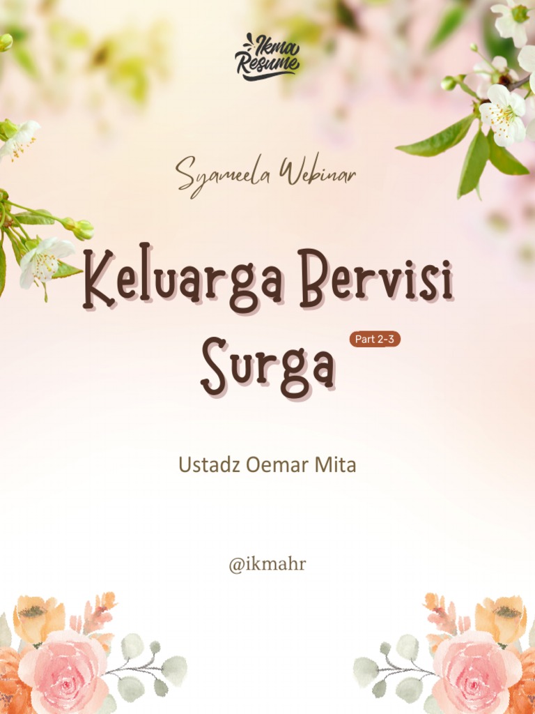 Keluarga Bervisi Surga Part 2-3 | PDF