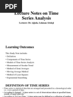 Time Series Question & Solution | PDF | Time Series | Stationary Process