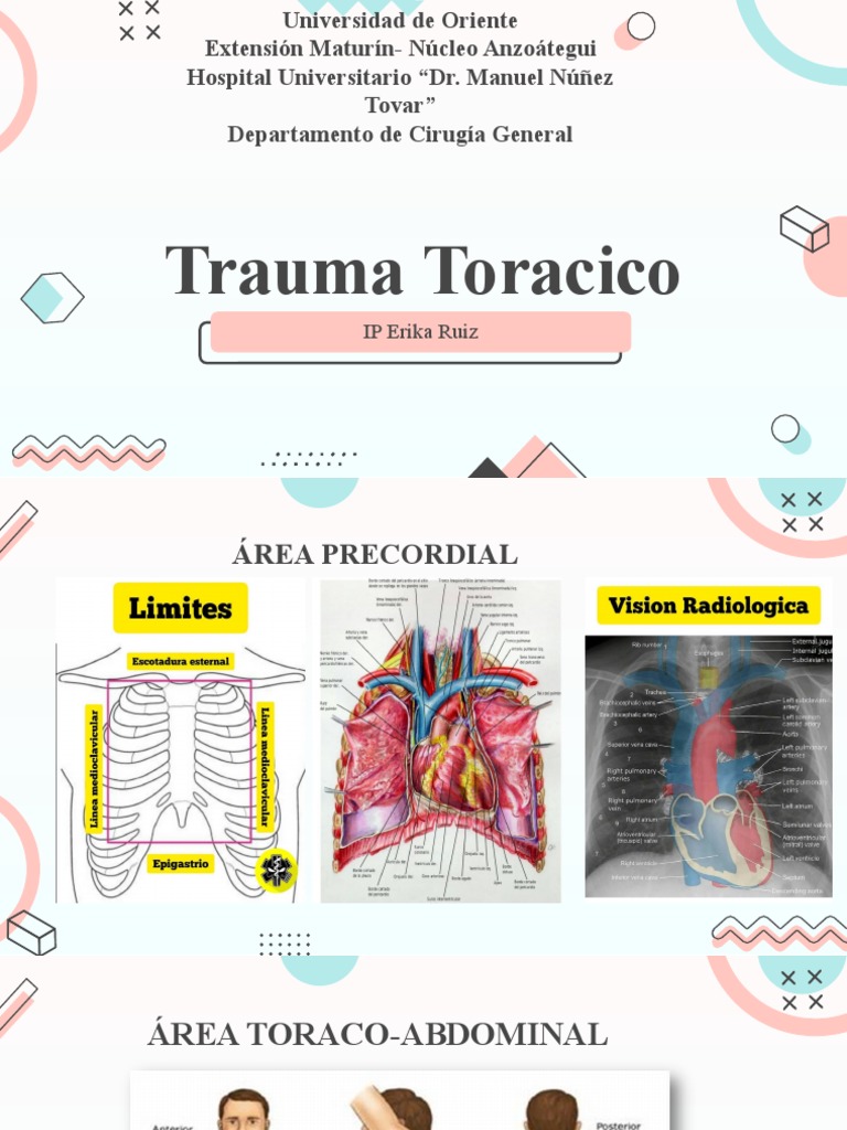 Trauma Toracico | PDF | Tórax | Lesión