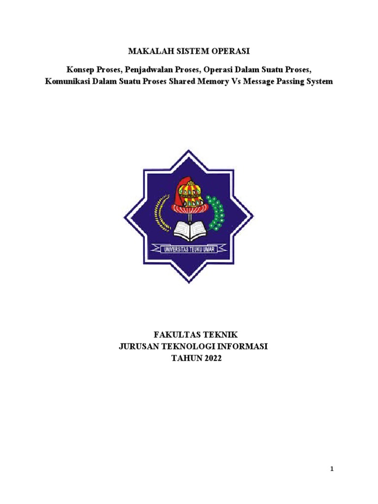 Makalah Sistem Operasi | PDF