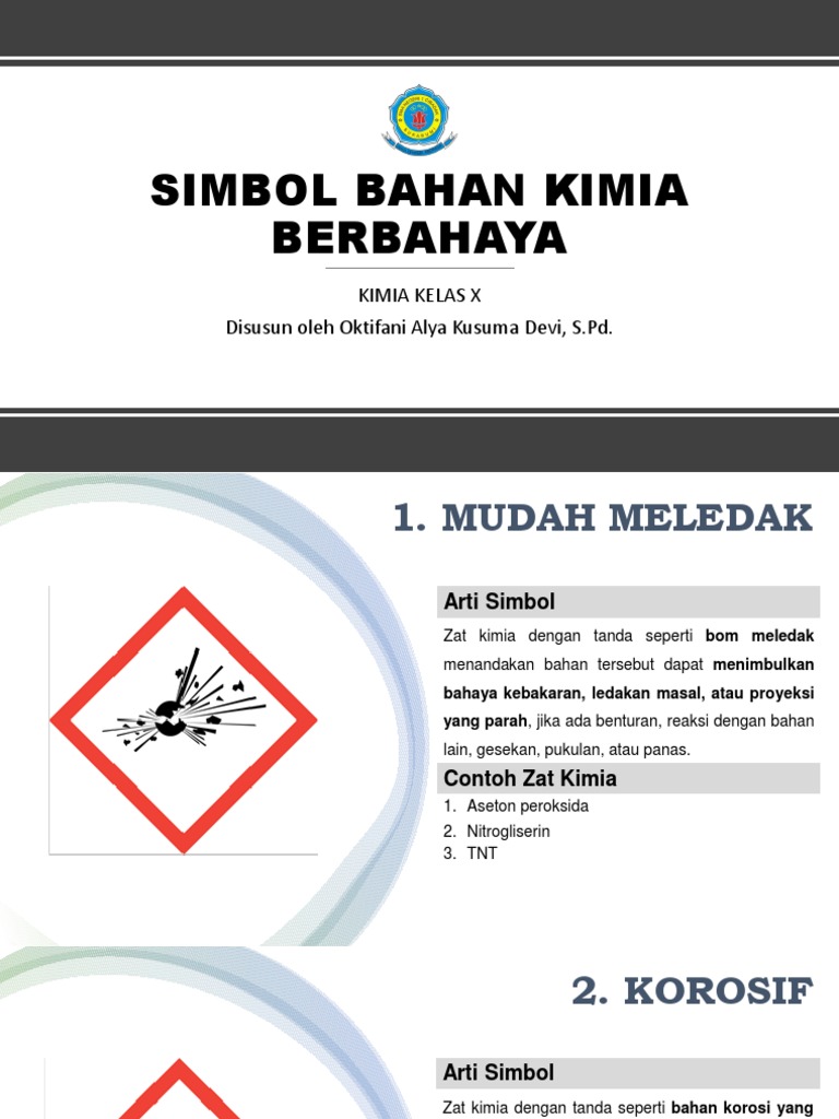 Simbol Bahan Kimia Berbahaya | PDF