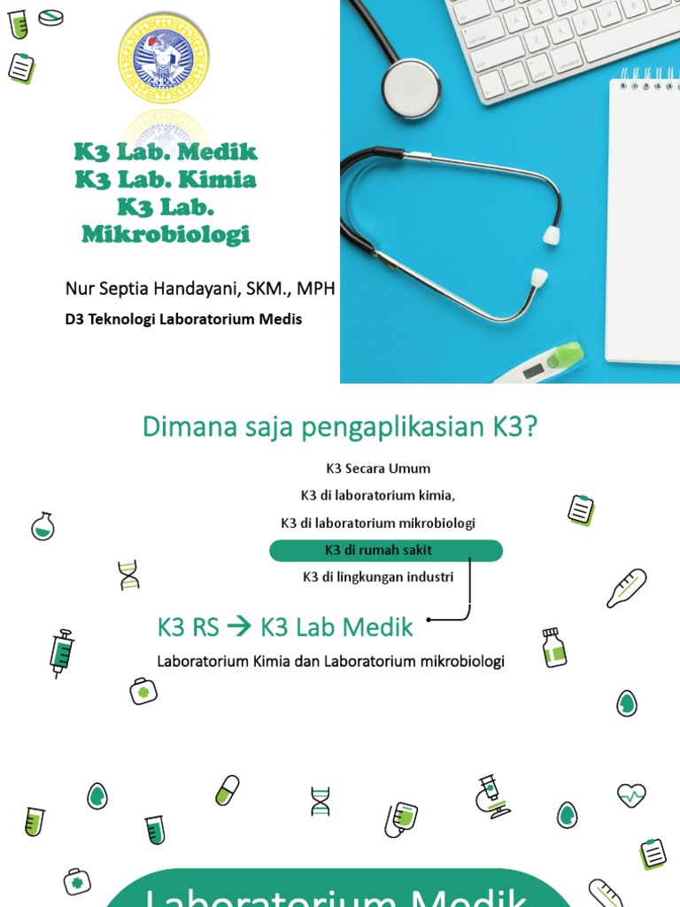 K3 Lab Medik, Kimia Dan Mikrobiologi | PDF