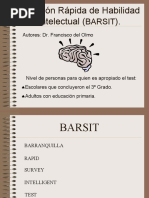 Ficha Técnica Barsit | PDF | Prueba (evaluación) | Memoria