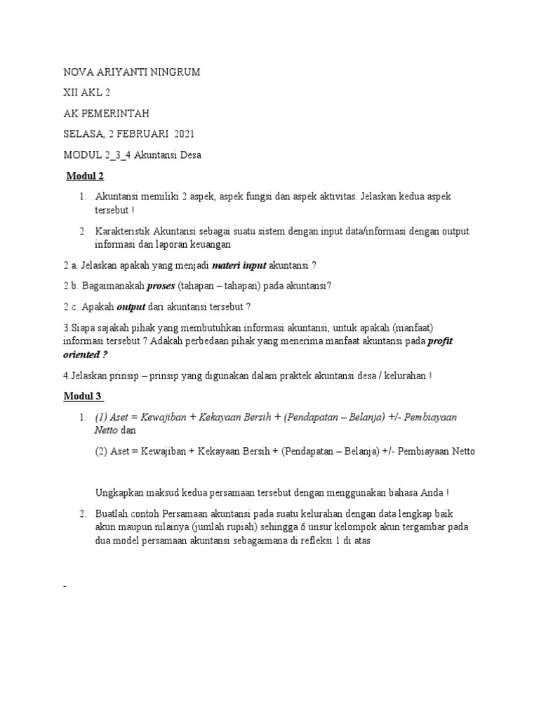 Nova Ariyanti Ningrum - XII AKL 2 - Praktikum Akuntansi Lembaga - Tugas ...