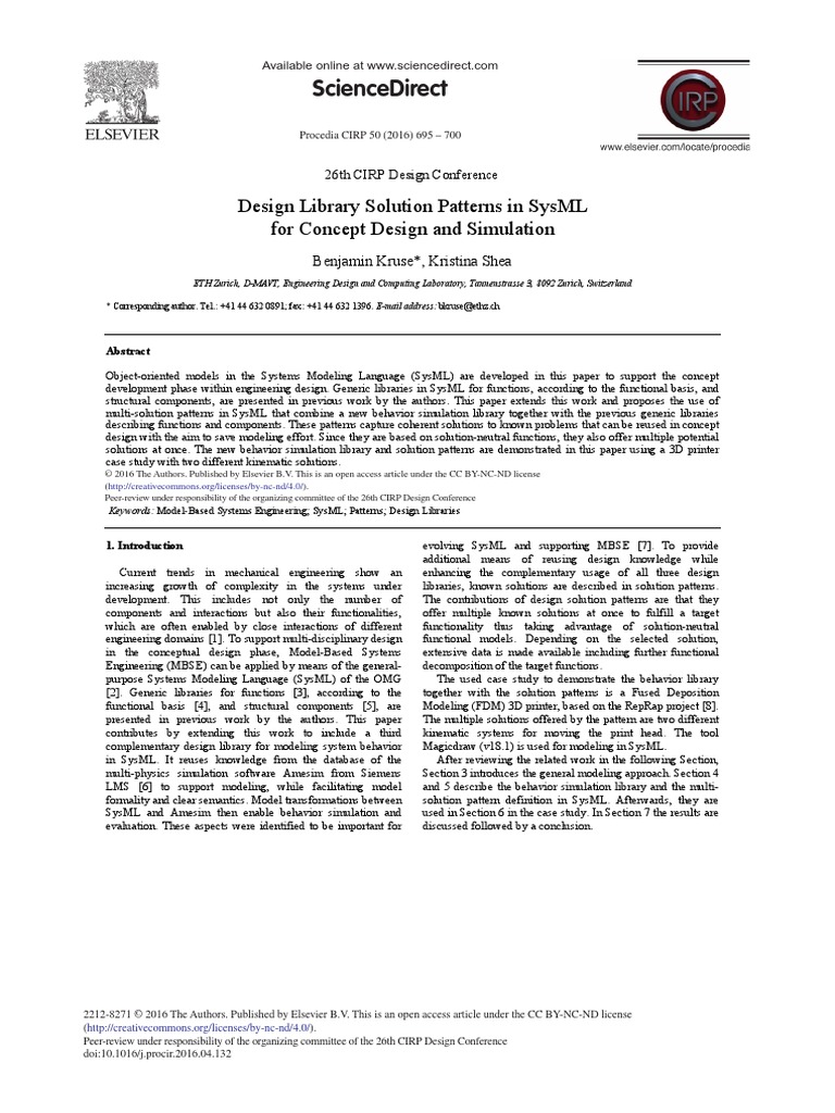 Design Library Solution Patterns in SysML For Conc | PDF | Conceptual ... Design Library Solution Patterns in SysML For Conc | PDF | Conceptual ...